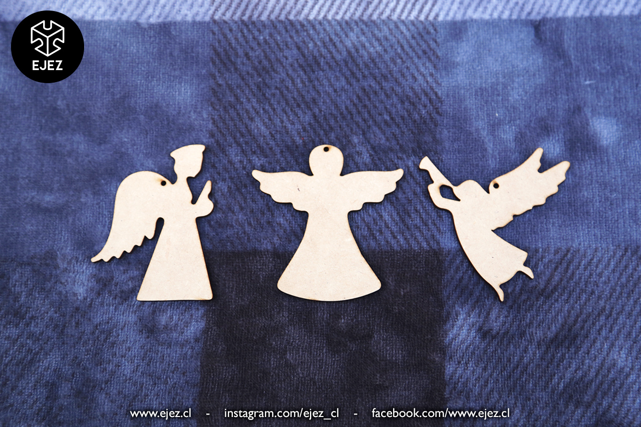 Kit 3 Angelitos para decorar – EJE Z
